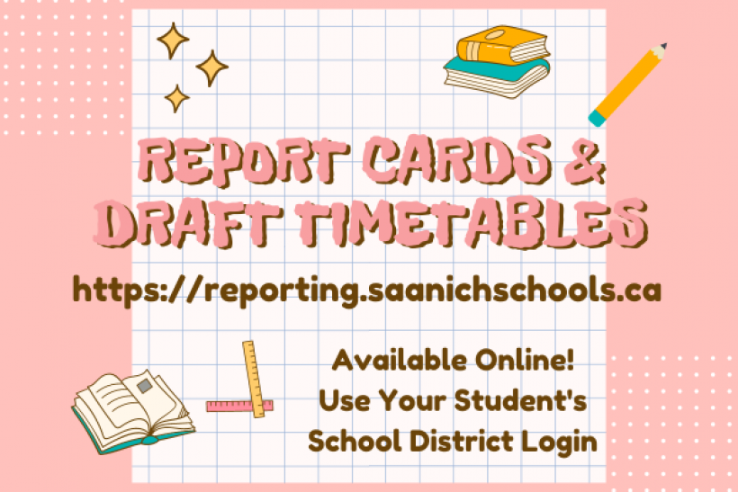 Report Cards & DRAFT Timetables | Stelly's Secondary